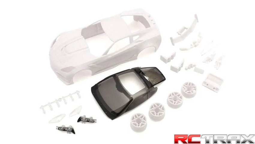 Kyosho karoseria Corvette ZR1 White Body Set w/Wheel - Sklep RCTRAX Kyosho karoseria Corvette ZR1 White Body Set w/Wheel - Sklep RCTRAX